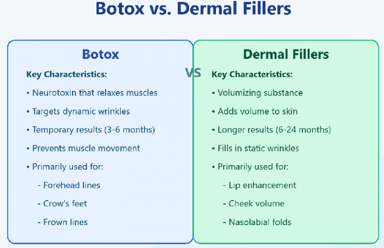Botox vs. Dermal Fillers: A Comprehensive Comparison of Cosmetic ...